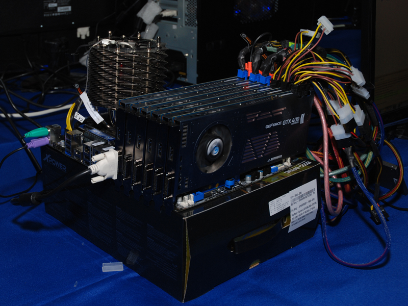 画像ギャラリー | GALAXYが中国広州で開催したGPUオーバークロックの世界大会，「Galaxy 2010 GPU Party-OC ...