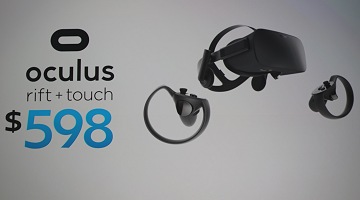 [GDC 2017]Oculus RiftとTouchのセット価格が598ドルに