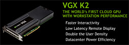 NVIDIA，GPU仮想化技術「VGX」に対応するハイエンドカード「VGX K2」を発表