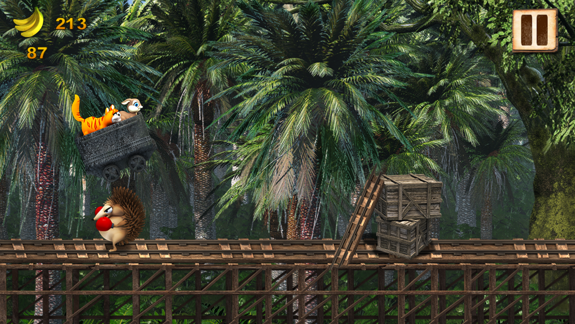 画像集/ほんわか癒される動物たちのトロッコレース。iOS向けランニングゲーム「Animal Rush 3D」を紹介する「（ほぼ）日刊スマホ ...