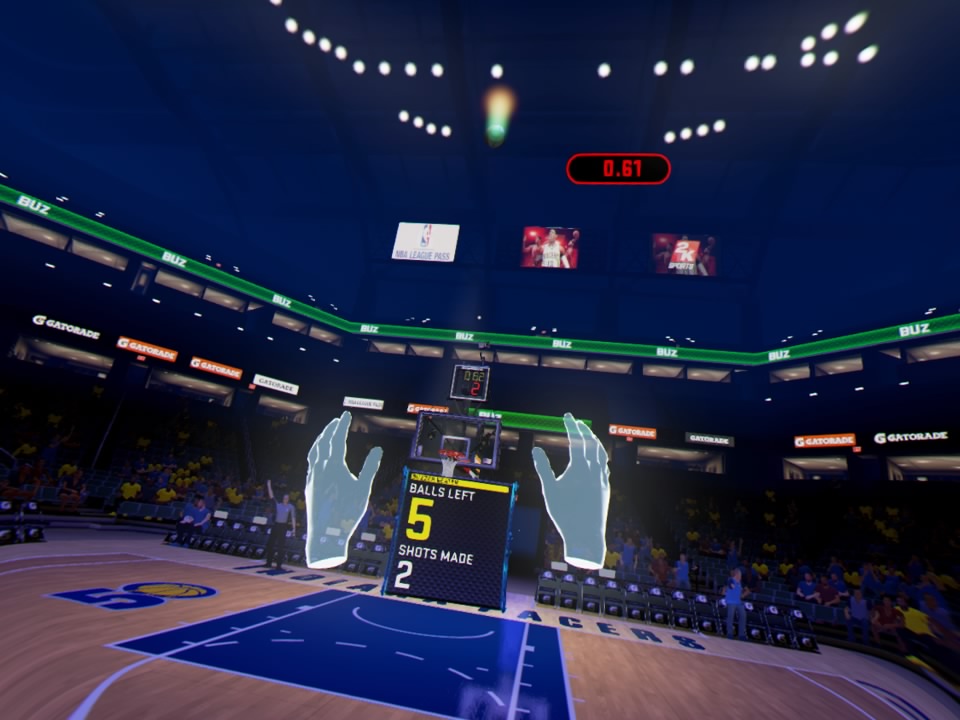 画像集/2KのPS VR専用バスケットゲーム「NBA 2KVR エクスペリエンス」のプレイレポート。大観衆が見守る夢のNBAアリーナでシュート ...