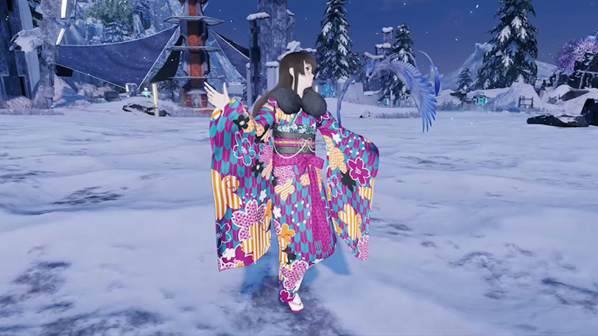 くのいちをモチーフにした衣装も。「PSO2 ニュージェネシス ver.2」ACスクラッチ“ニューイヤーズチャーム”配信