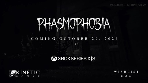 協力型ホラーゲーム「Phasmophobia」，Xbox Series X|S版は10月29日に発売決定