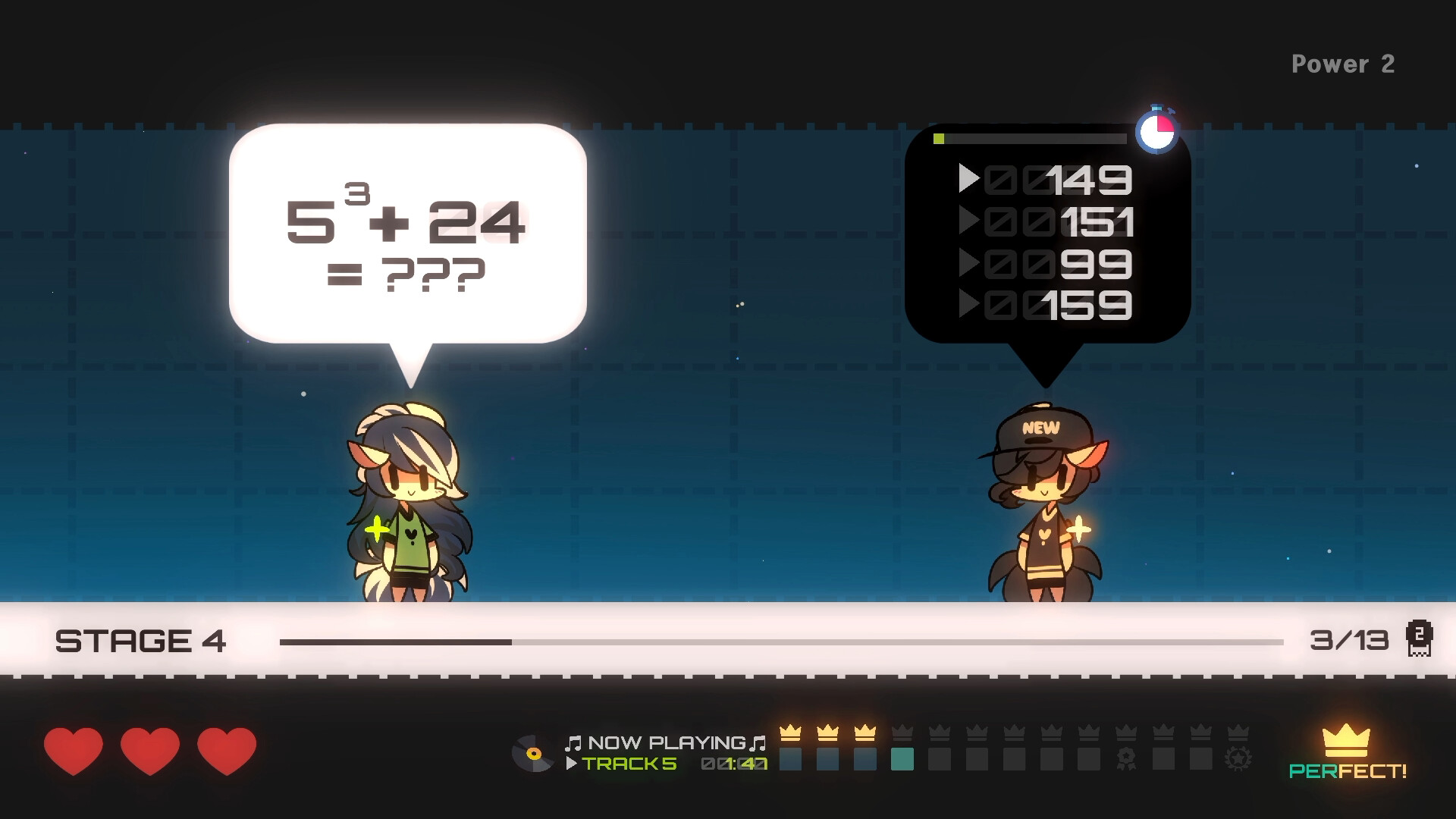 Mini Star Math: 3 Hearts