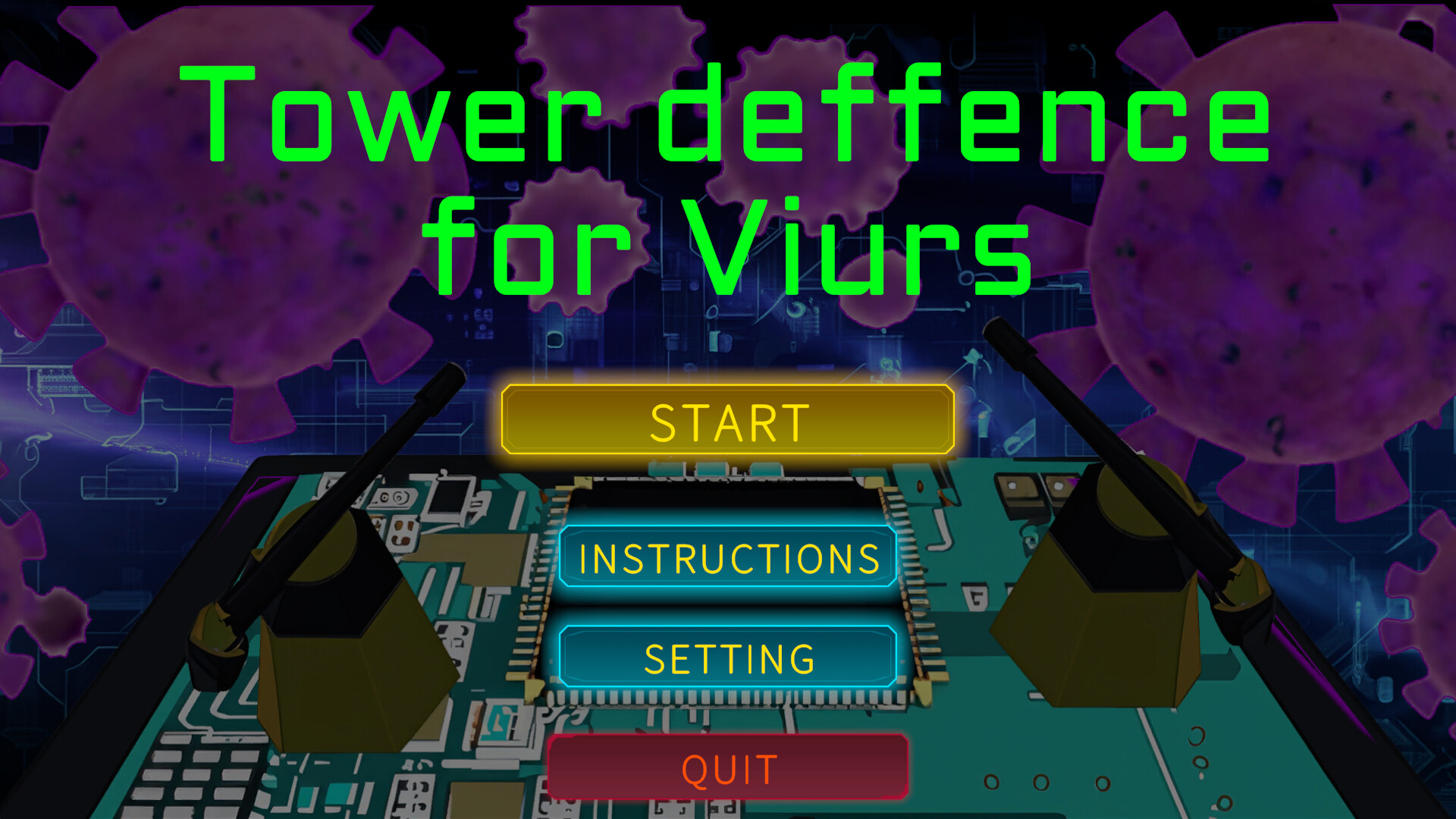 Tower defense for virus