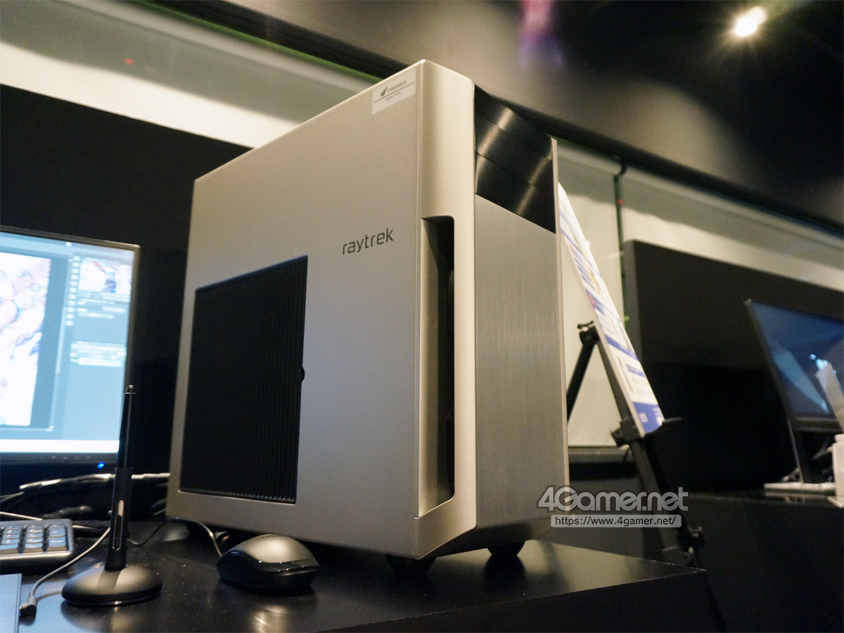 画像ギャラリー | サードウェーブ，独自新型PCケースを採用したクリエイター向けPC「raytrek 4C」を発表