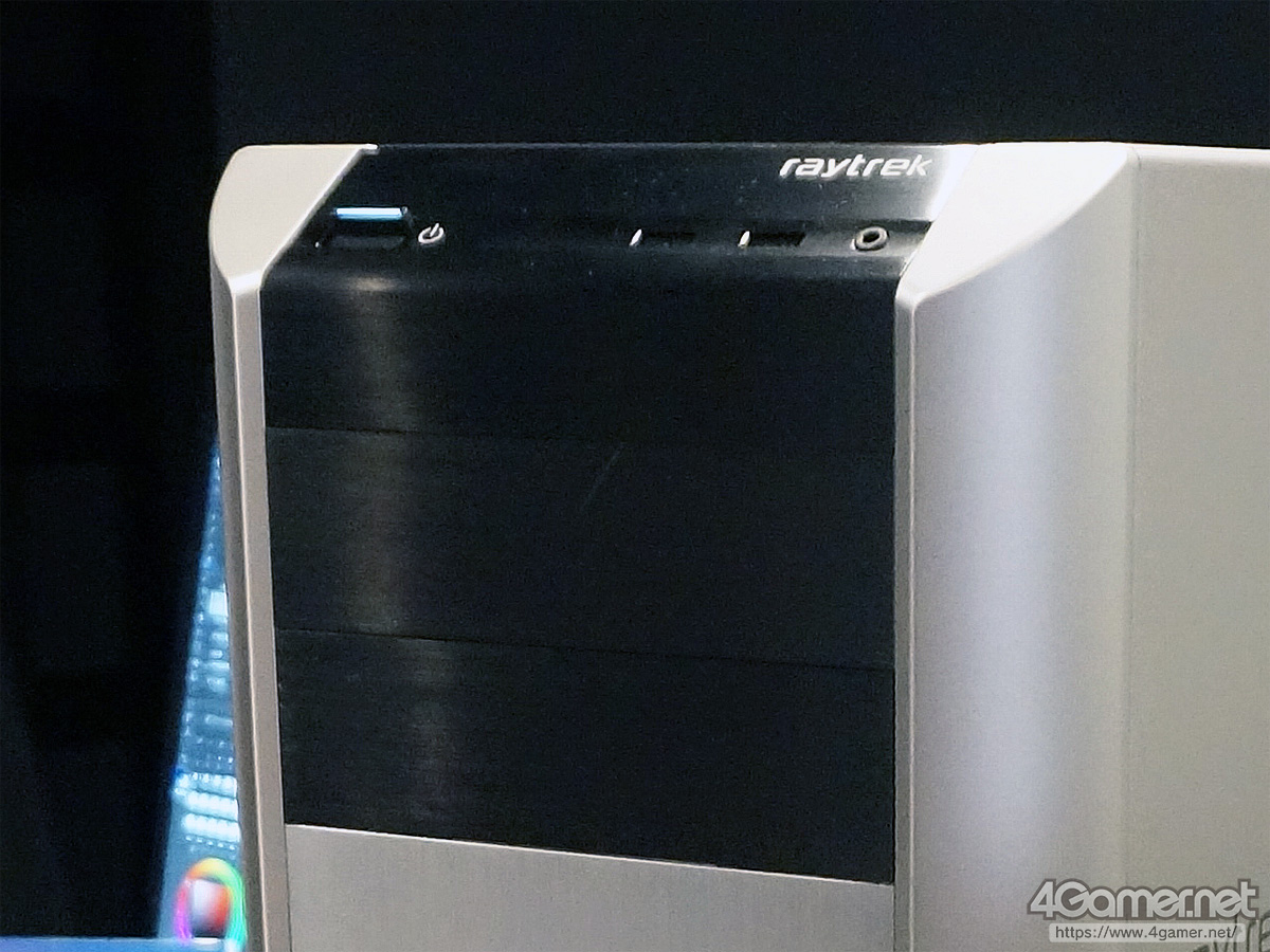画像ギャラリー | サードウェーブ，独自新型PCケースを採用したクリエイター向けPC「raytrek 4C」を発表