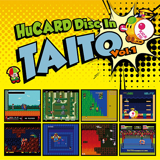 「HuCARD Disc In TAITO Vol.1」の収録曲が公開。イベントでの先行販売も